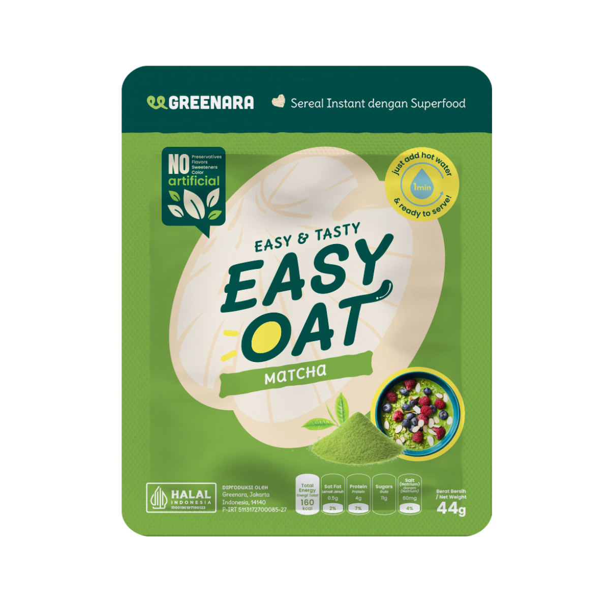 Easy Oat Matcha – Greenara