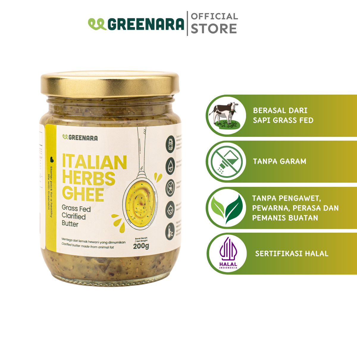 Ghee Italian Herbs – Greenara